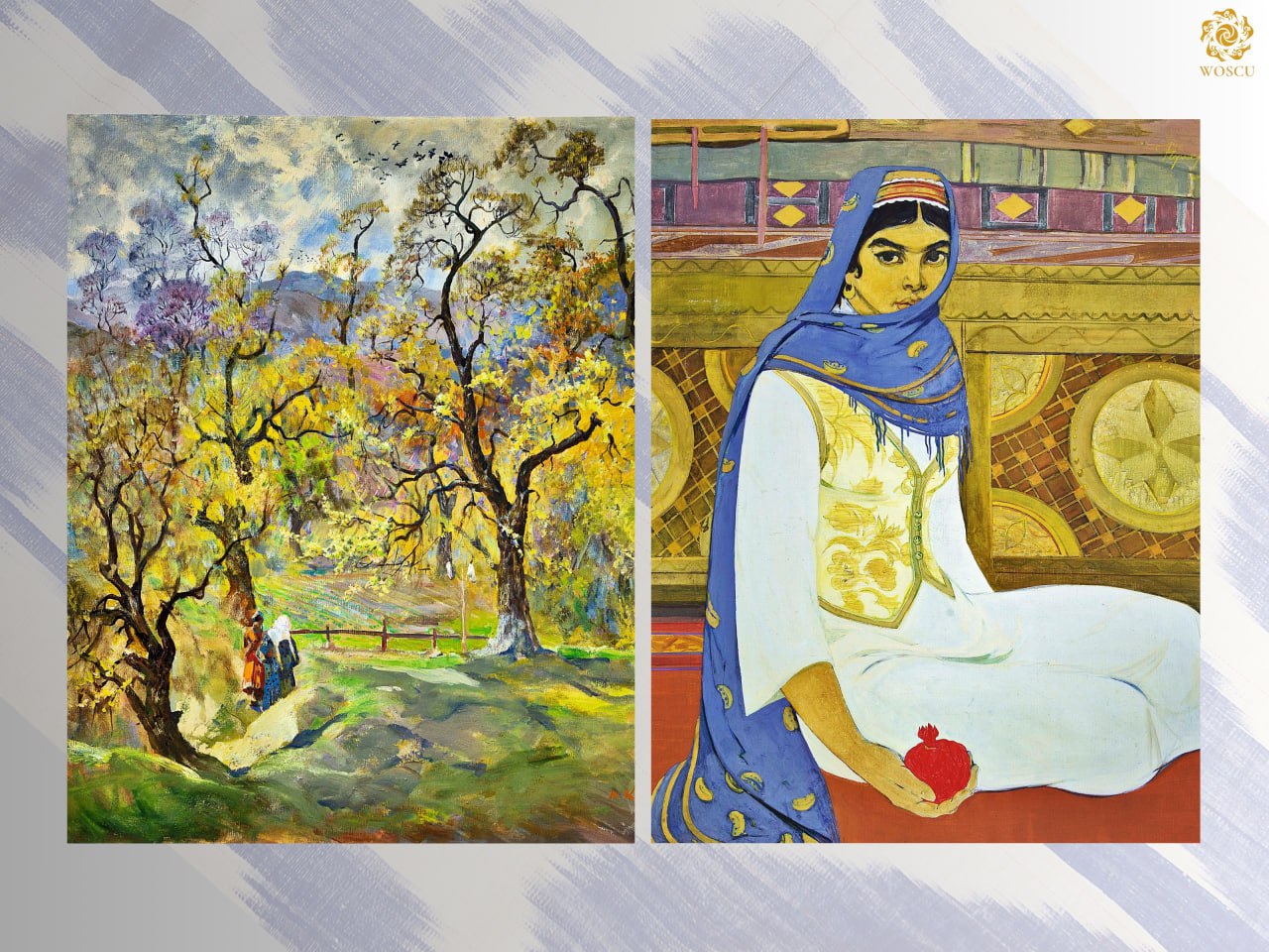 What artistic forms predominated in the fine arts of Uzbekistan in the ...